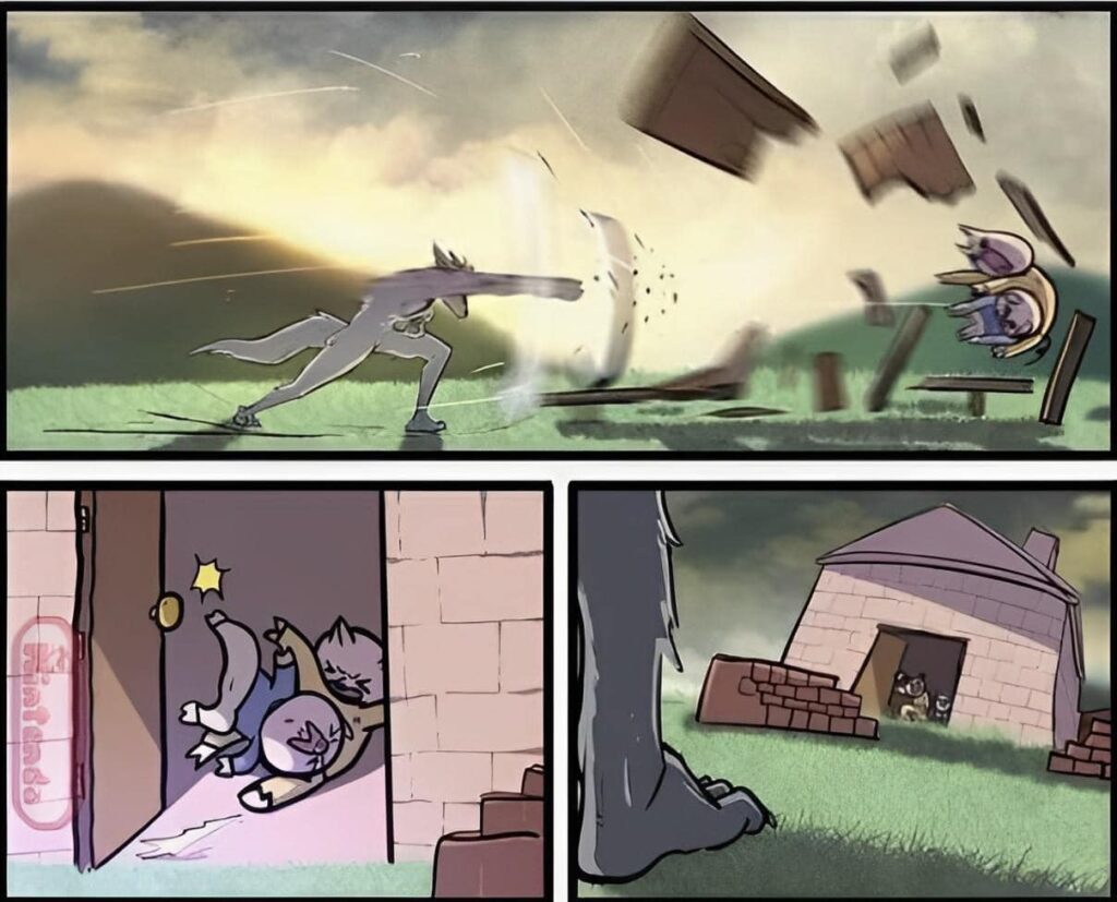 The wolf and 3 little pig - NDNEWS